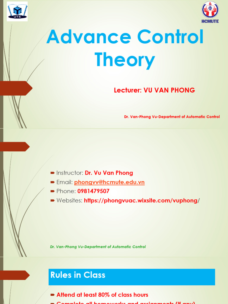 Chapter 2 - Sliding Mode Control | PDF | Systems Theory | Mathematics