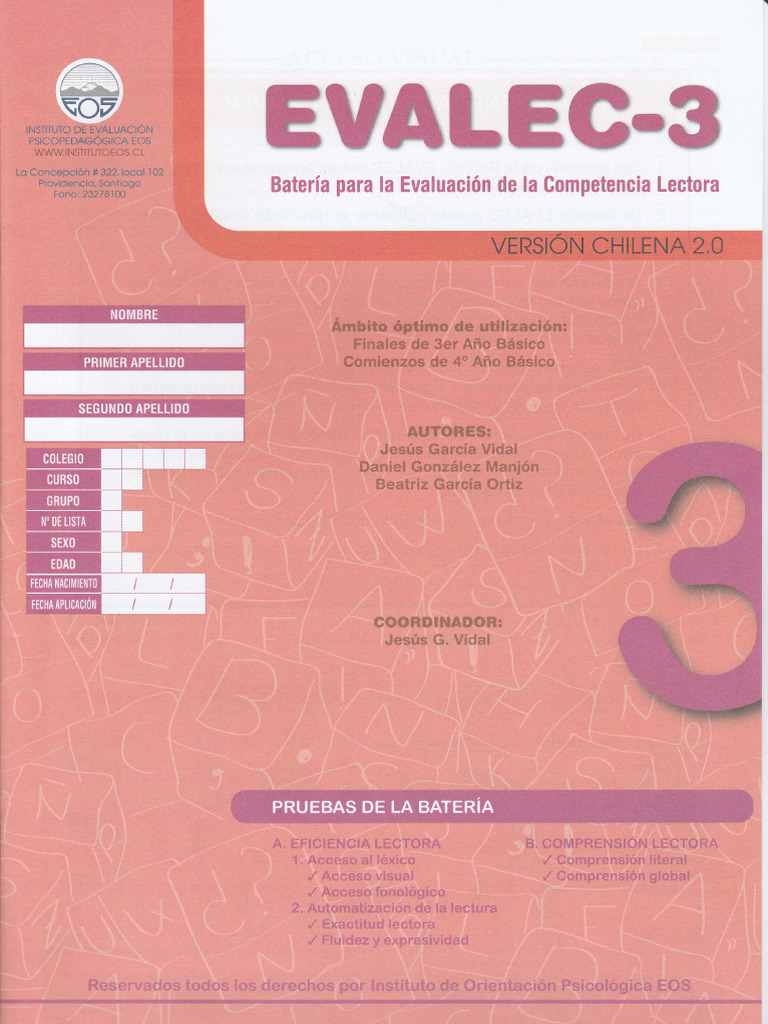 Evalec 3 Version 2.0 | PDF