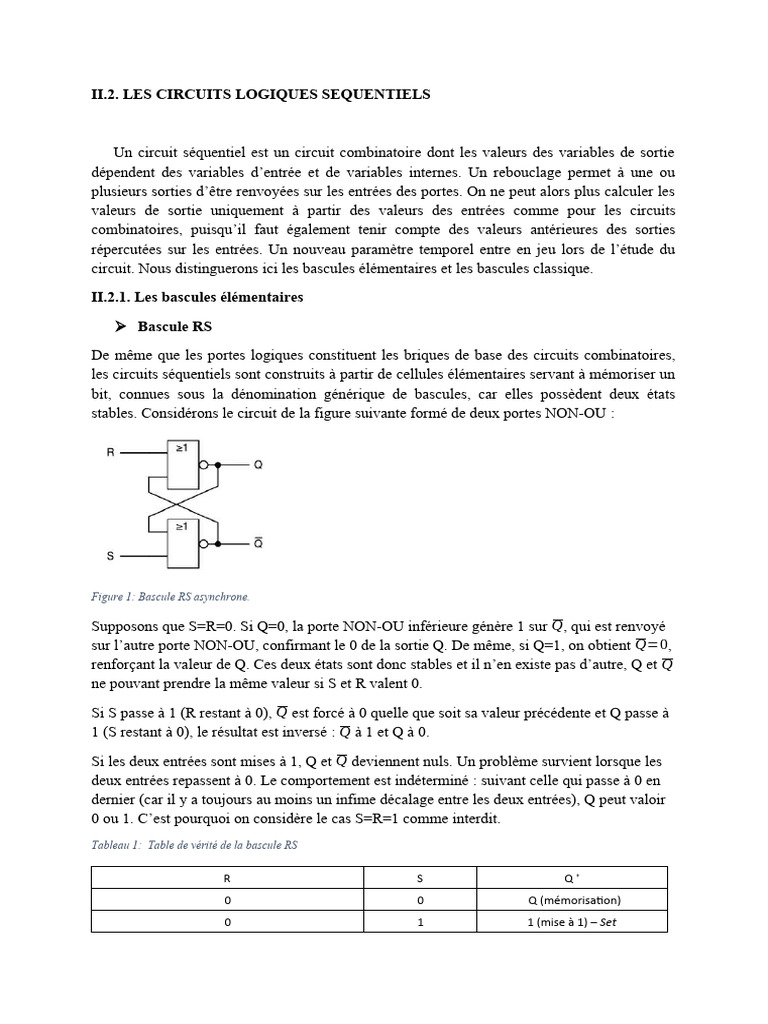 2 - Circuits Logiques | PDF