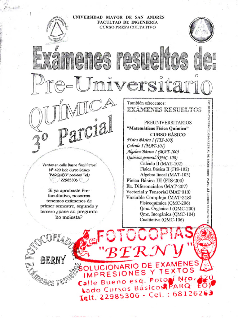 Quimica Tercer Parcial | PDF