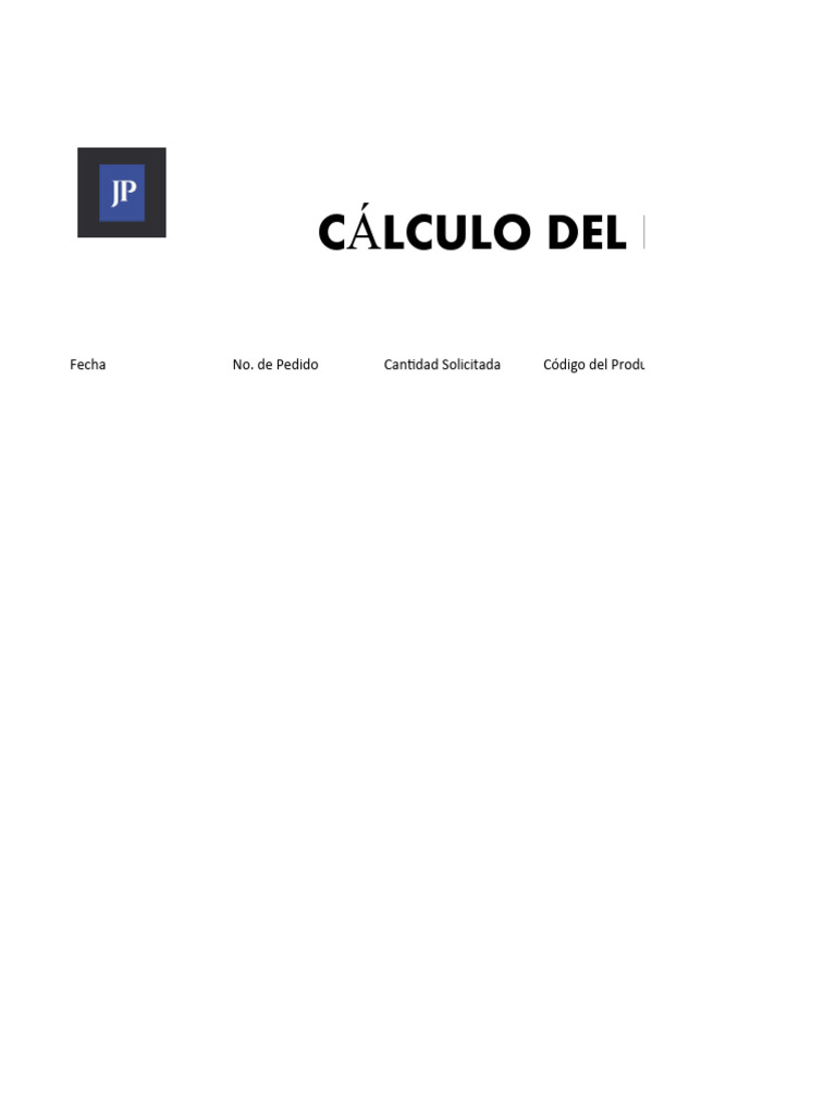 Cálculo del Fill Rate en Excel | PDF