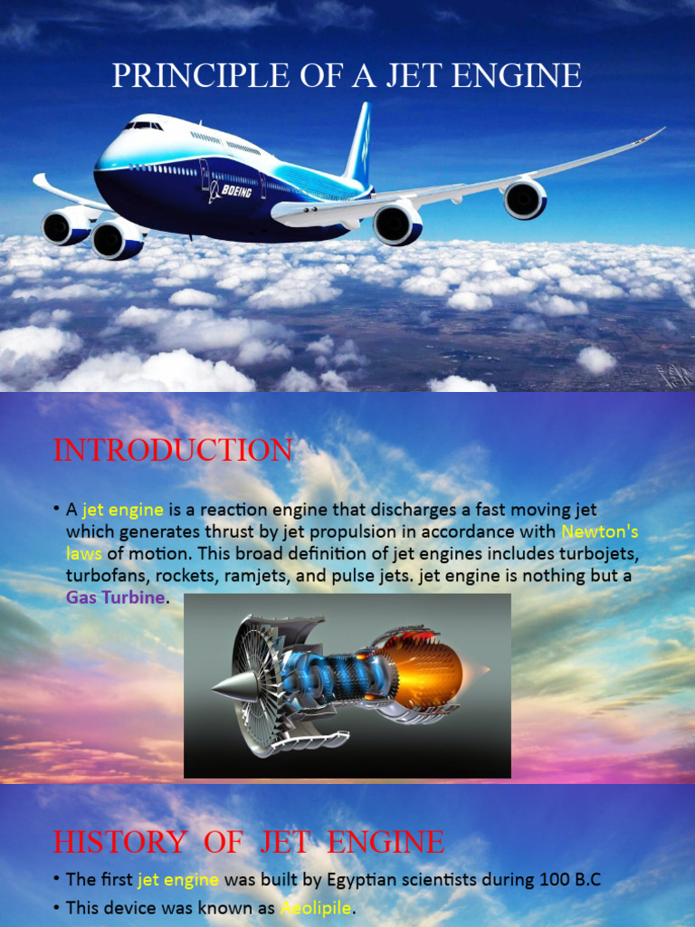 Lec 2 Best PPT On Jet Engines | PDF | Jet Engine | Engines