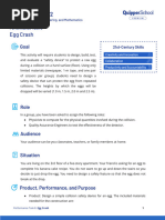 Egg Crash Safety Device Challenge | PDF | Technology & Engineering