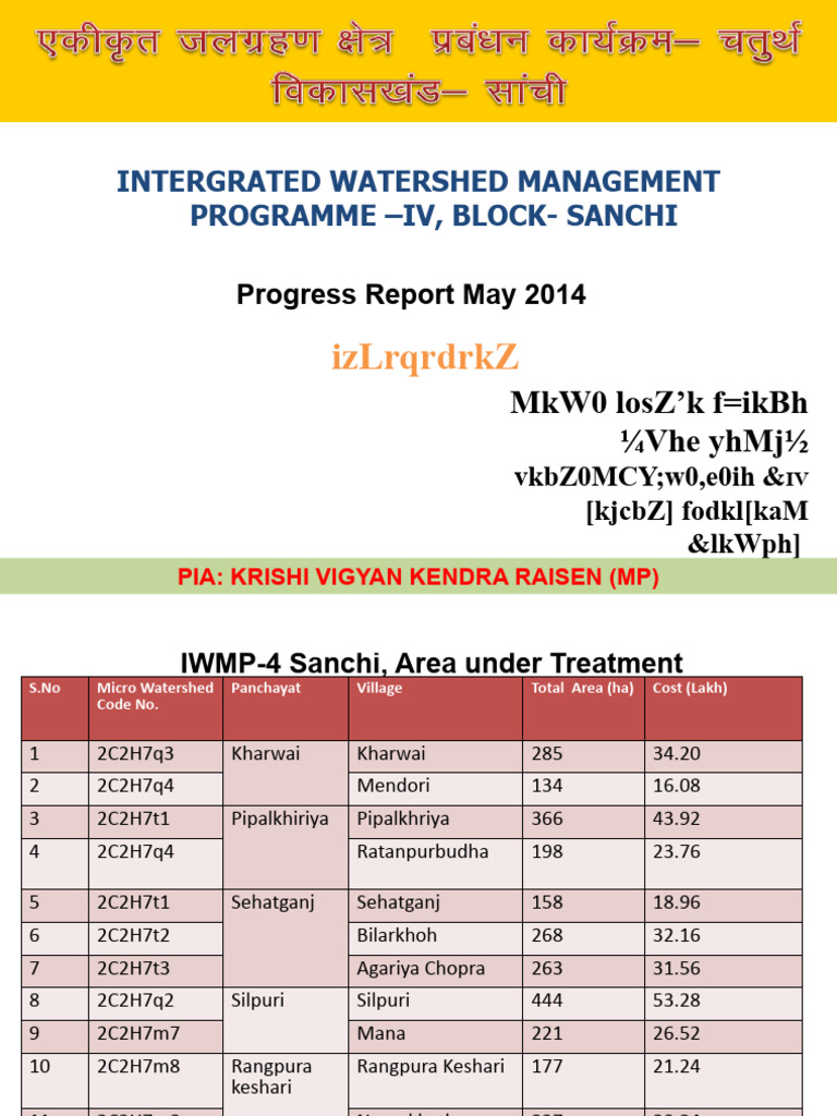 IWMP-4 Report Mayl 2014 | PDF