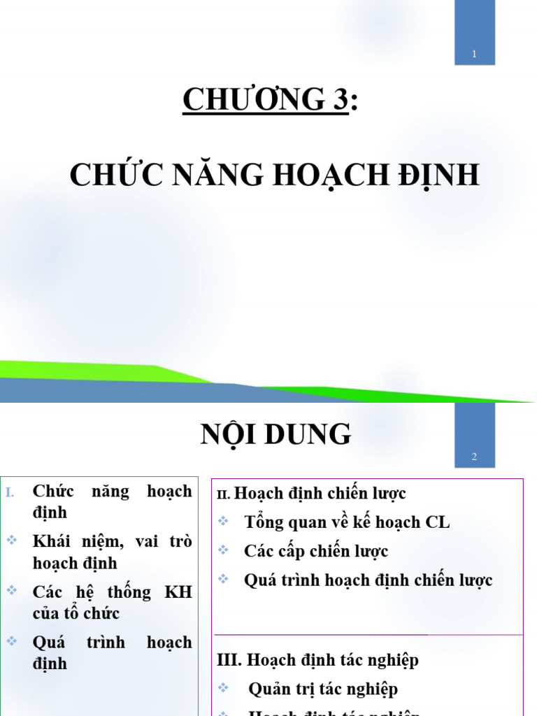 Chuong 3 - Chuc Nang Lap Ke hoach.H.B.2022 | PDF