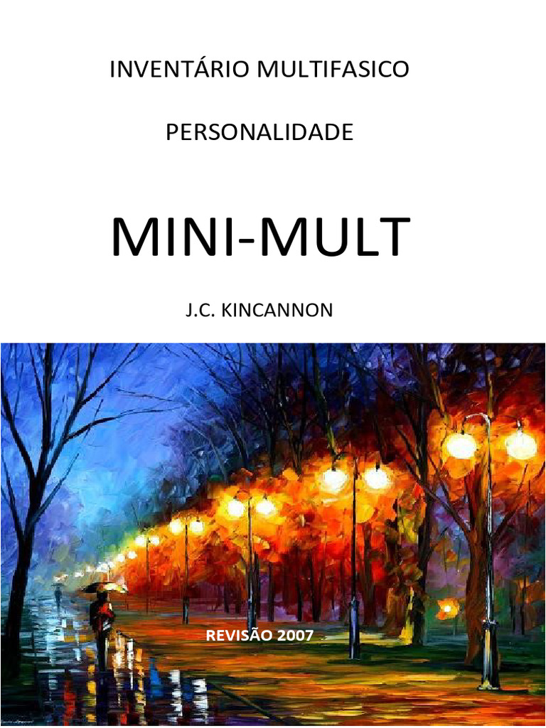 Mini-Mult Manual | PDF | Depressão | Psiquiatria