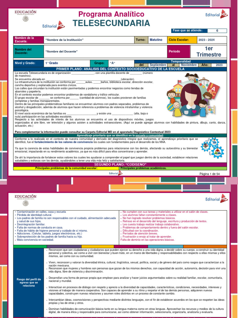 Telesecundaria 1° Grado - Lenguajes 1T | PDF | Aprendizaje | Multiculturalismo