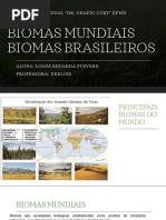 capa trabalho ciencias bioma brasileiro | PDF