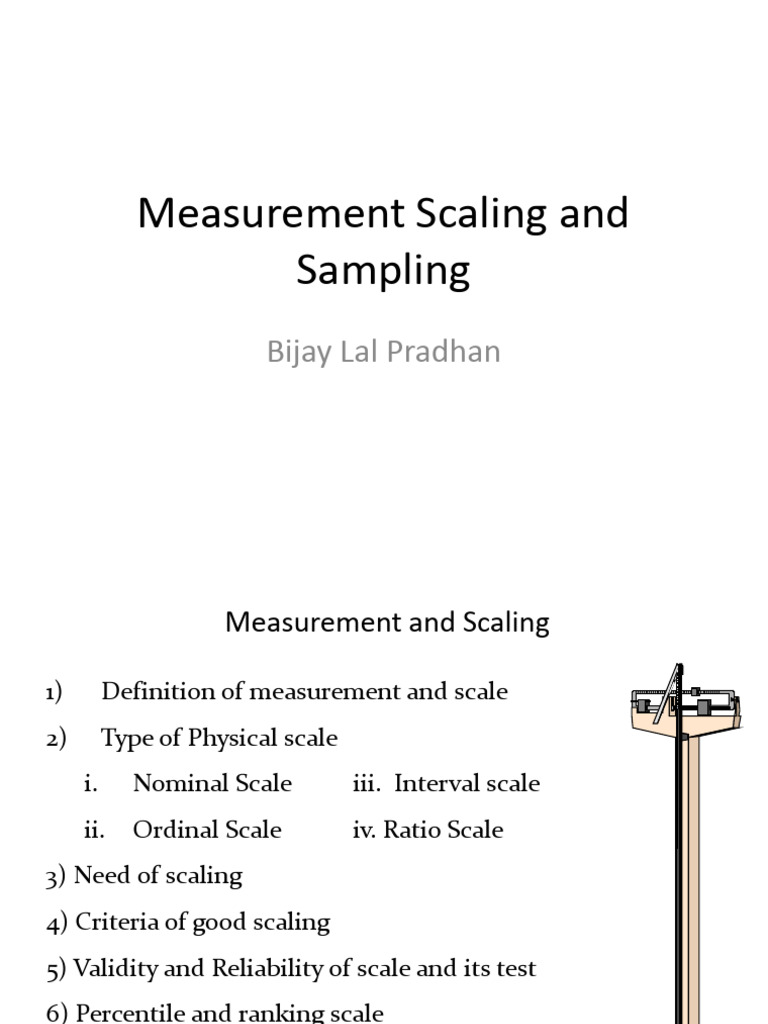 Measurement and Scaling | PDF | Level Of Measurement | Validity (Statistics)