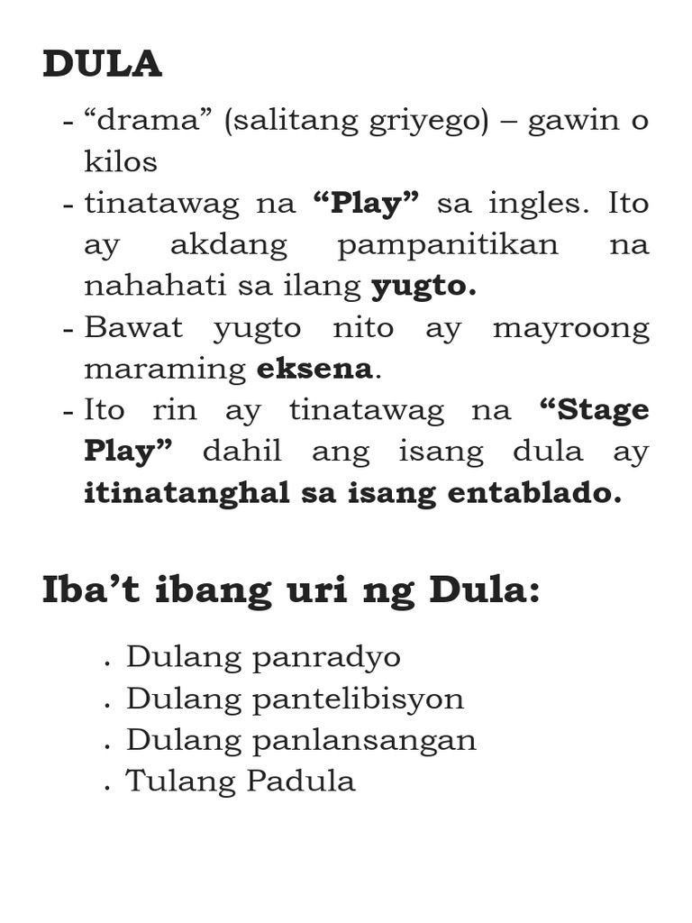 DULA (IMs) | PDF