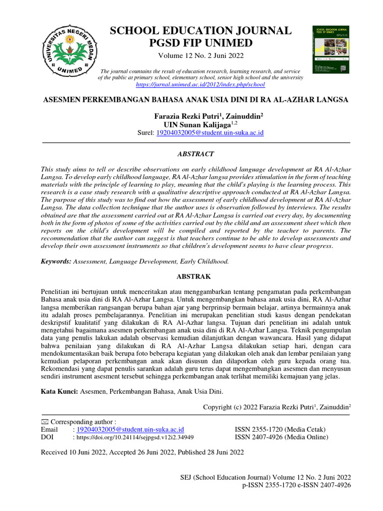 Asesmen Kesulitan Bahasa - Kelompok 5 | PDF | International Standard ...