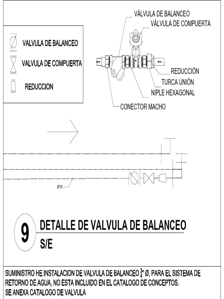 Valvula de Balanceo | PDF | Ingeniería mecánica | Metrología