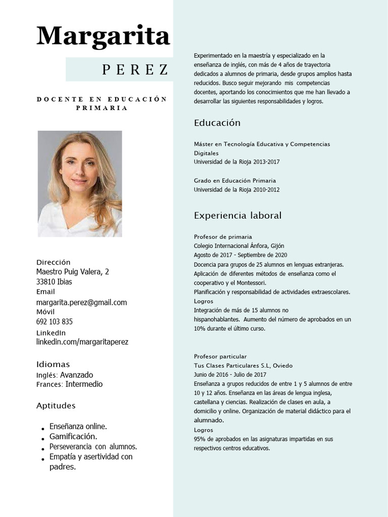 Curriculum para Escuela Privada | PDF | Enseñando | Maestros