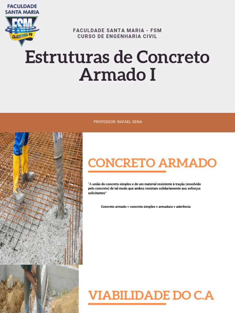 Aula 01 - Conceitos Iniciais | PDF | Concreto | Materiais