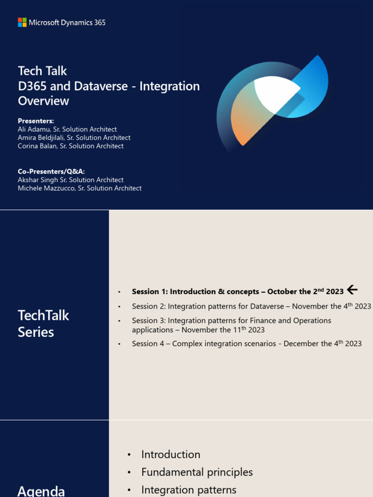 Integration TechTalk Session 1 - Final (Publish) | PDF | Computing | Information Technology