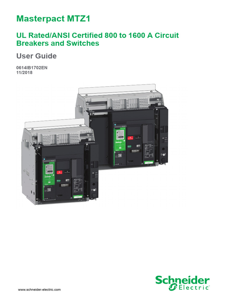 Masterpact MTZ1 | PDF | Safety | Electromagnetic Interference