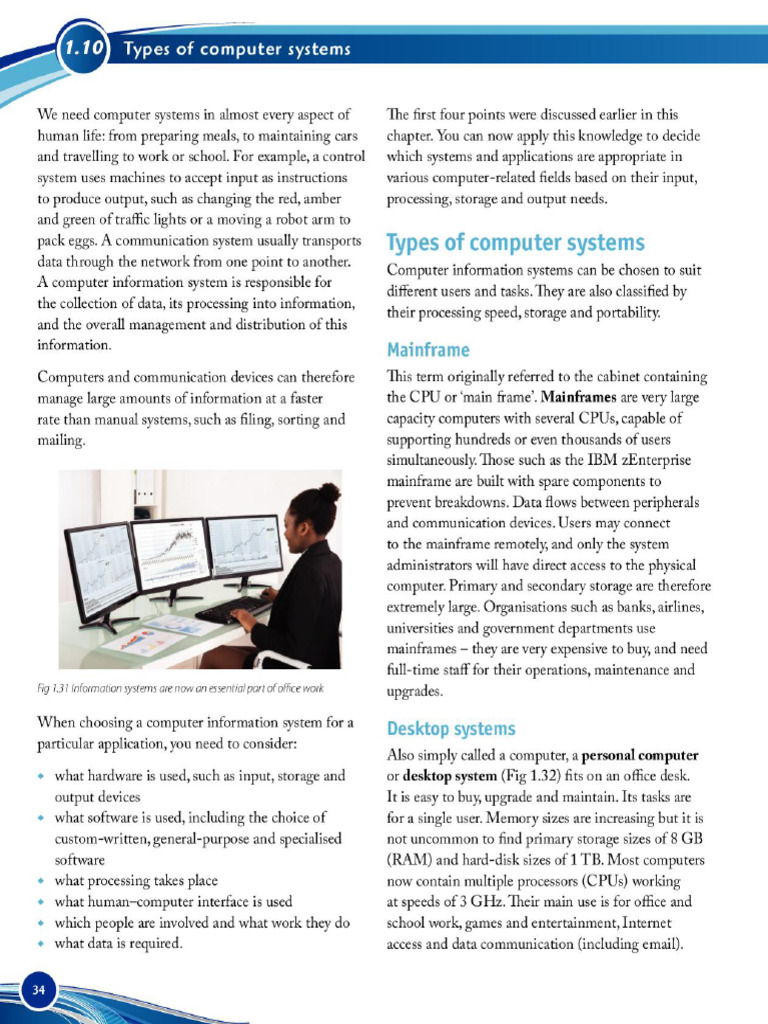 Types of Computer Systems & Troubleshooting | PDF