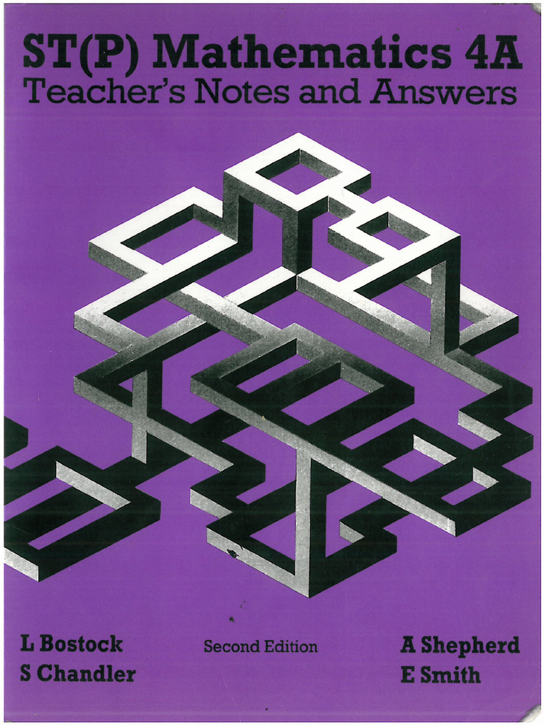 STP Mathematics 4A Teachers | PDF
