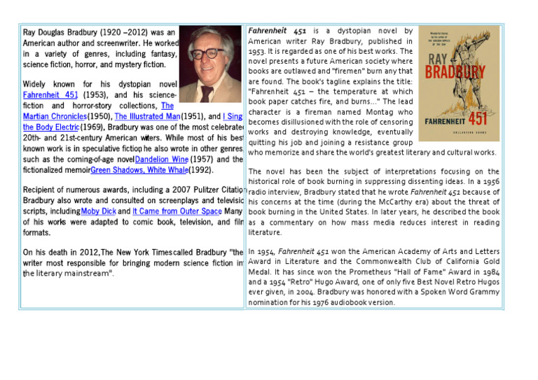 Ray Douglas Bradbury | PDF