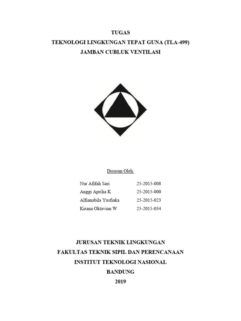 Analisis Jamban Cubluk Ventilasi di Bandung | PDF