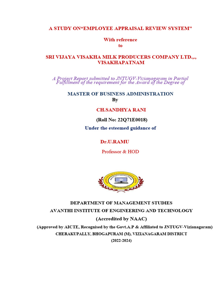 18-Ch - Sandhya Rani (HR) | PDF | Performance Appraisal | Employment