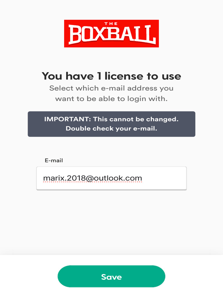 The Boxball License Setup | PDF