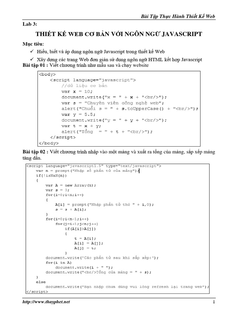 Lab03 CobanJavascript | PDF