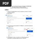 Tutorial - Subir Tareas A Classroom | PDF