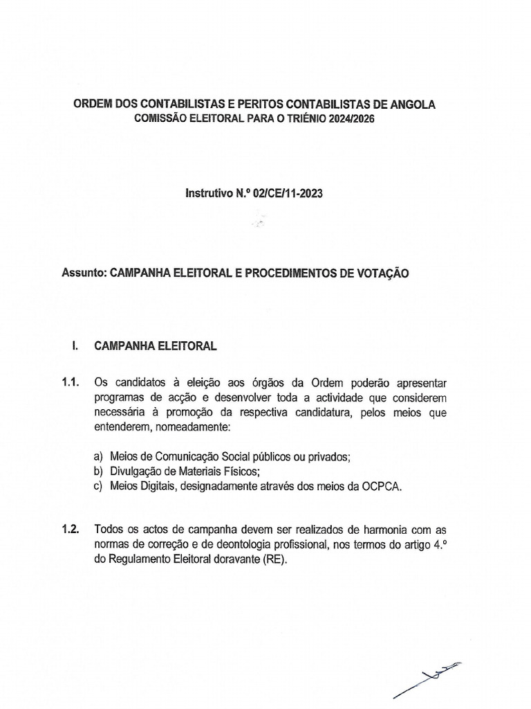 Instrutivo 2 Ce Ocpca | PDF