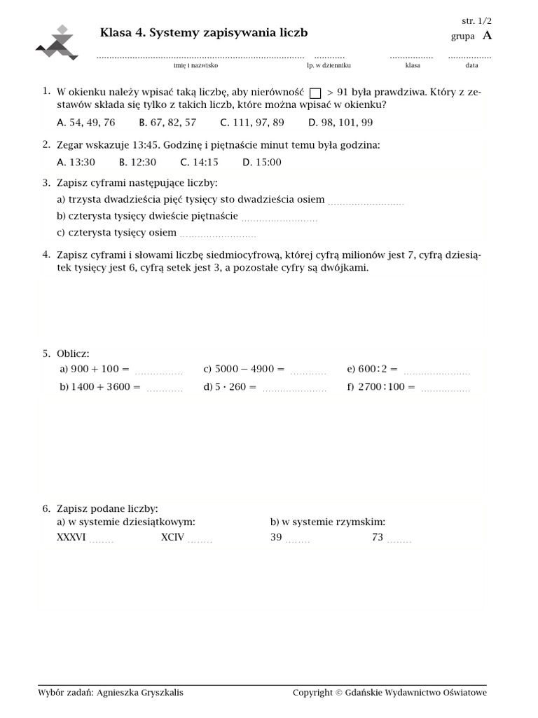 S-Systemy Zapisywania Liczb | PDF