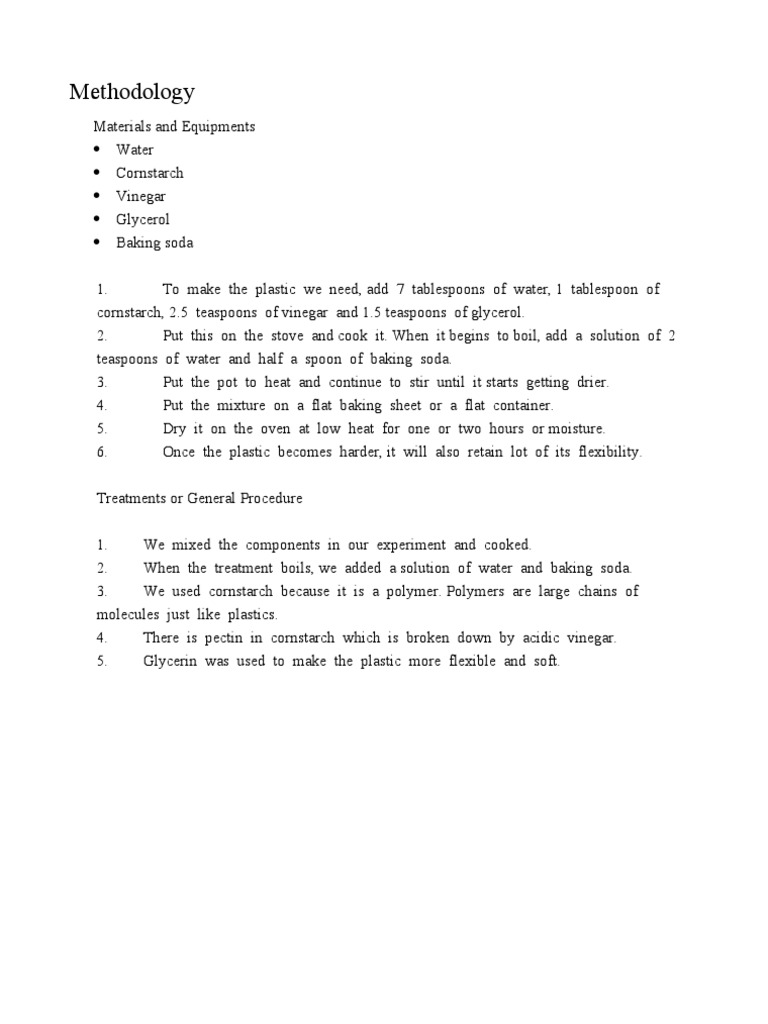 Investigatory Project Display Board | PDF | Plastic | Chemical Substances