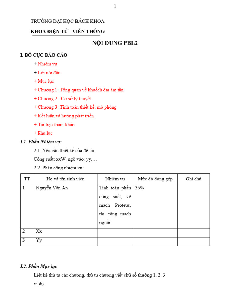 Hinh Thuc Va Noi Dung PBL2 | PDF