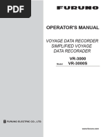 Furuno VR-3000 User Manual | PDF | Troubleshooting | Electrical Engineering