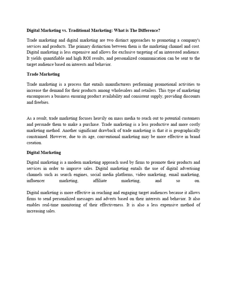 Digital Marketing Assignment | PDF | Digital Marketing | Marketing