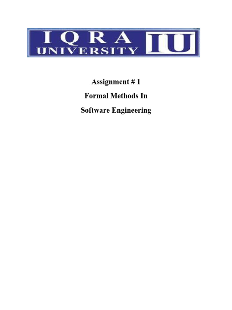 Formal Method | PDF | Customer | Money