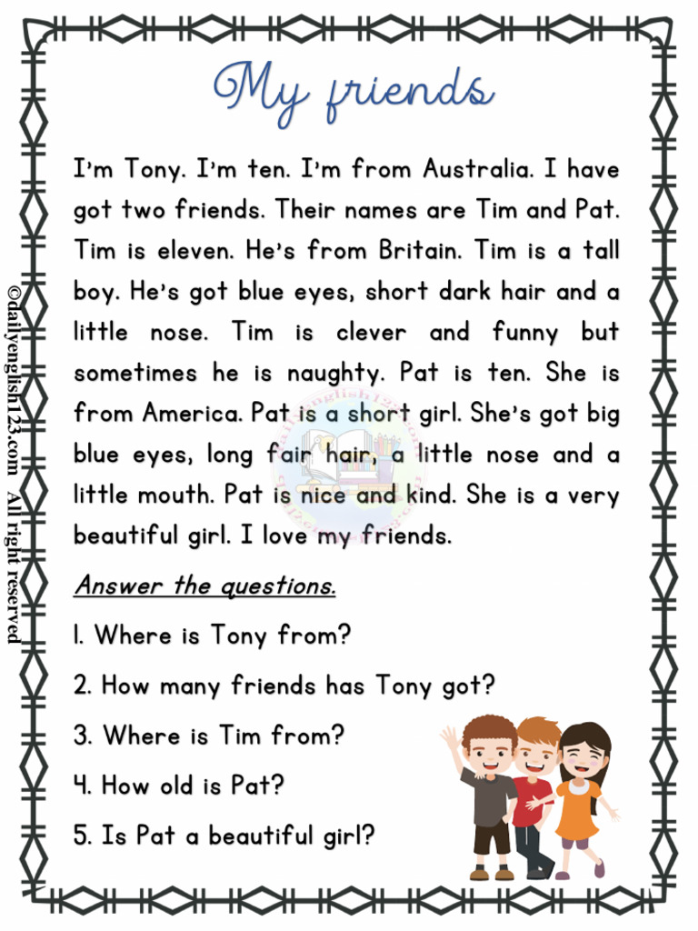 English Reading Comprehension | PDF