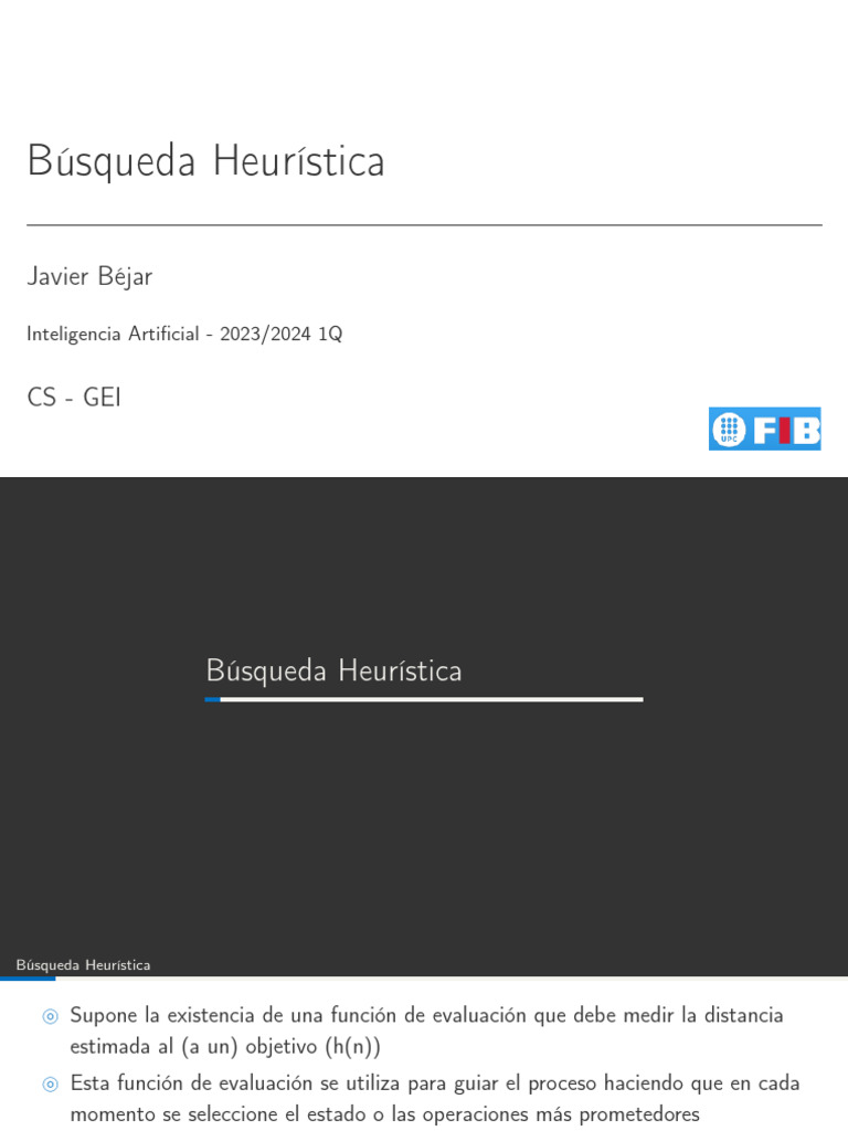 2 BH2 Busqueda - Heuristica | PDF | Relaciones matematicas | Programación de computadoras