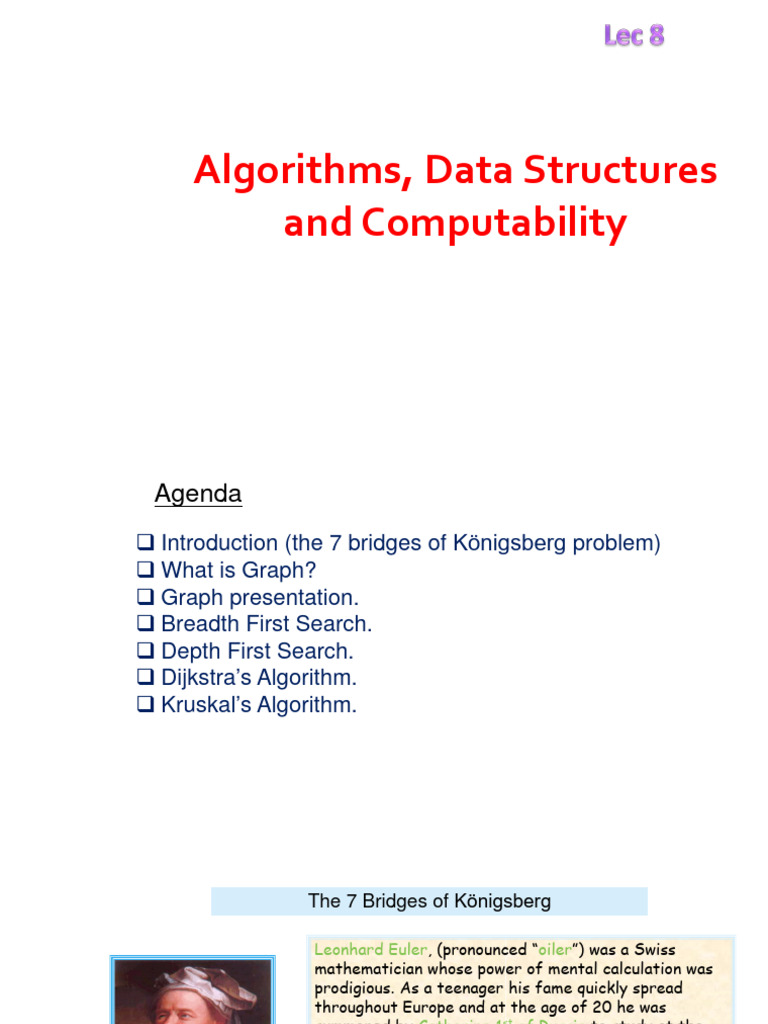 Lec 8 Pdf Vertex Graph Theory Graph Theory