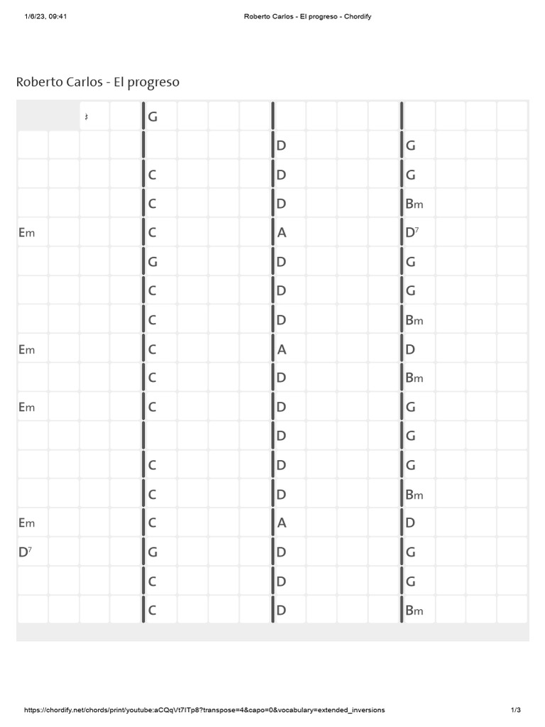 Roberto Carlos - El Progreso | PDF