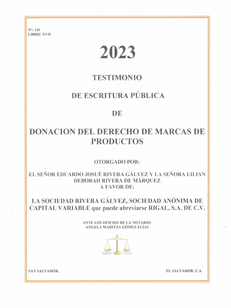 Donacion Marcas | PDF