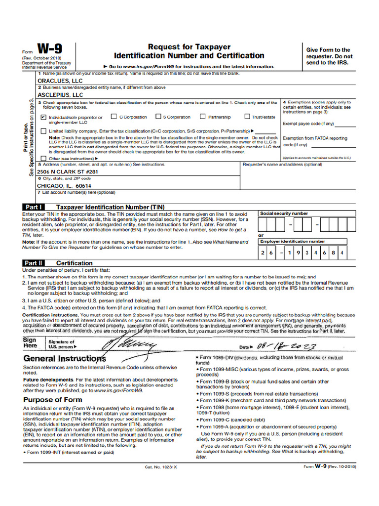 W9 | PDF