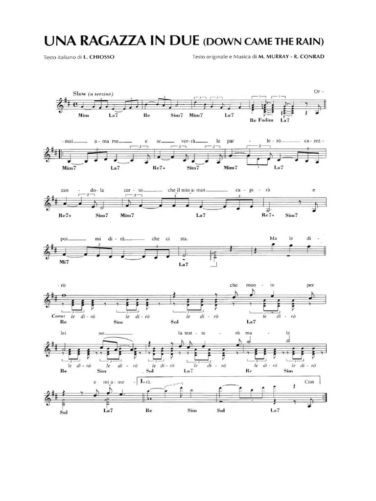 Una Ragazza in Due | PDF