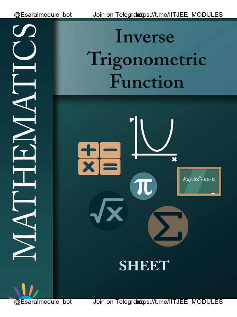 Inverse Trigonometric Functions | PDF | Mathematical Relations | Combinatorics