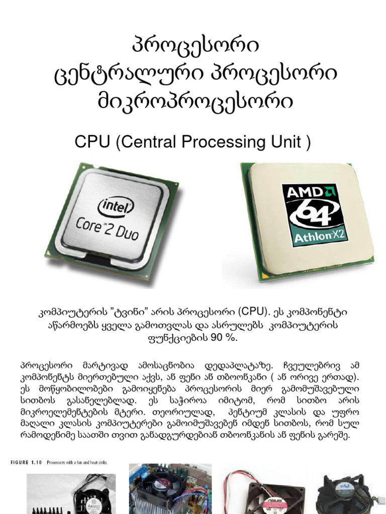 CPU (Central Processing Unit) | PDF
