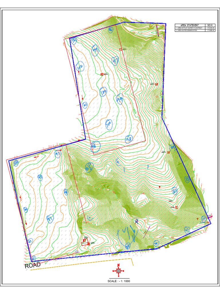 Contour Plan Sample | PDF