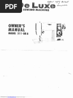 Lervia kh4000 Machine Manual | PDF | Sewing Machine | Sewing