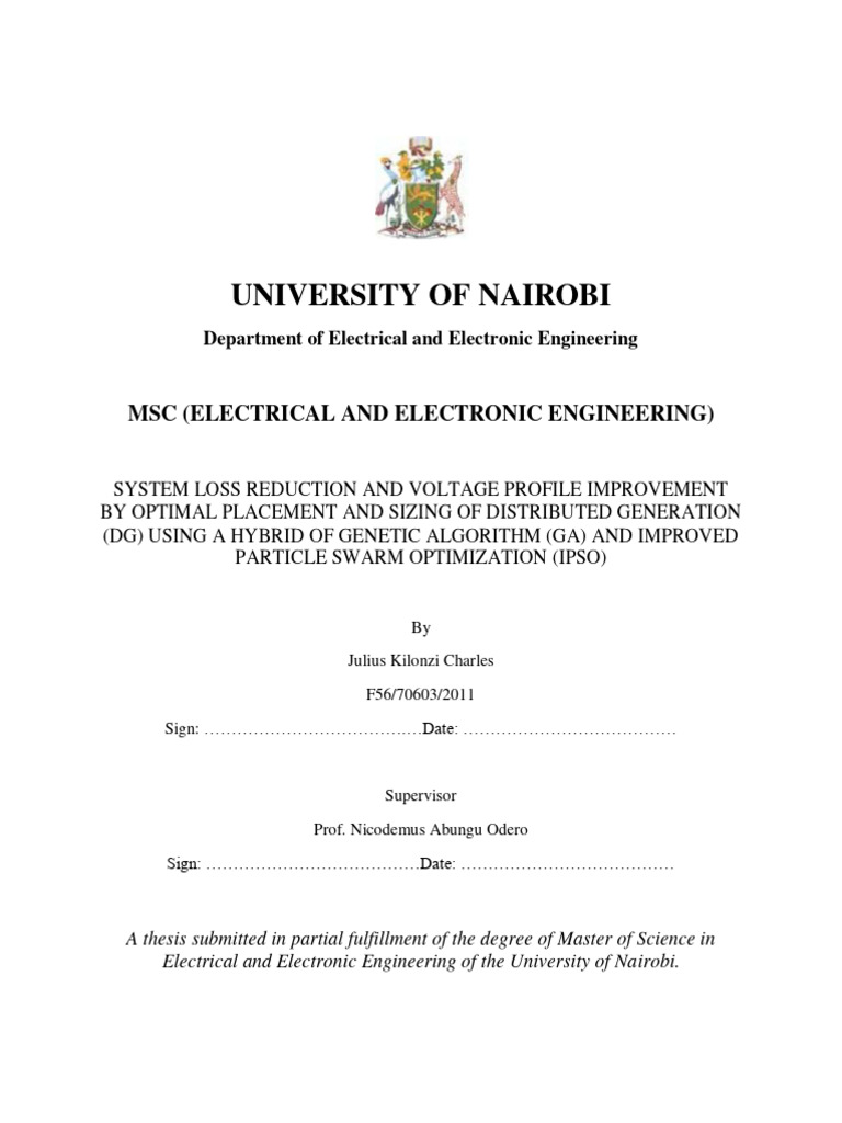 Julius - System Loss Reduction and Voltage Profile Improvement | PDF ... Julius - System Loss Reduction and Voltage Profile Improvement | PDF ...