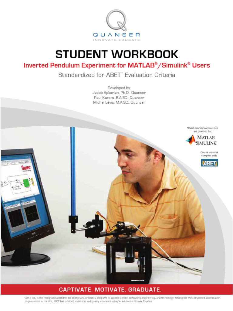 Rotary Pendulum Work | PDF | Lagrangian Mechanics | Rotation Around A ...