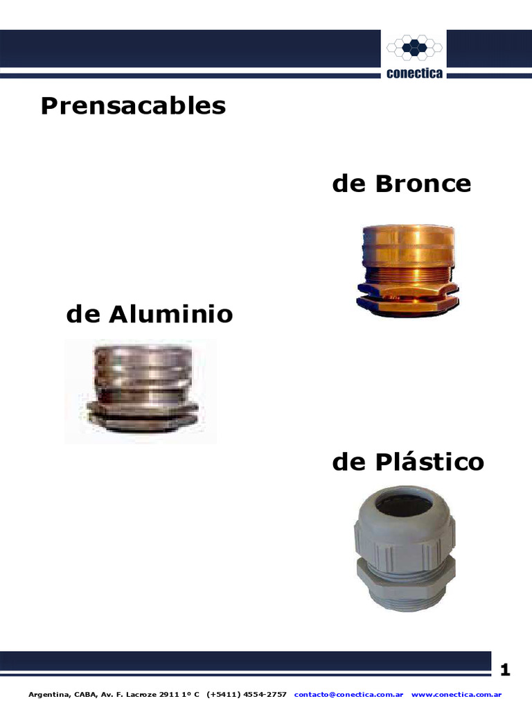 Catalogo Prensacable | PDF