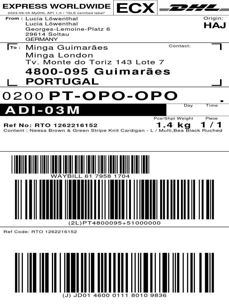Return Label 34097 | PDF
